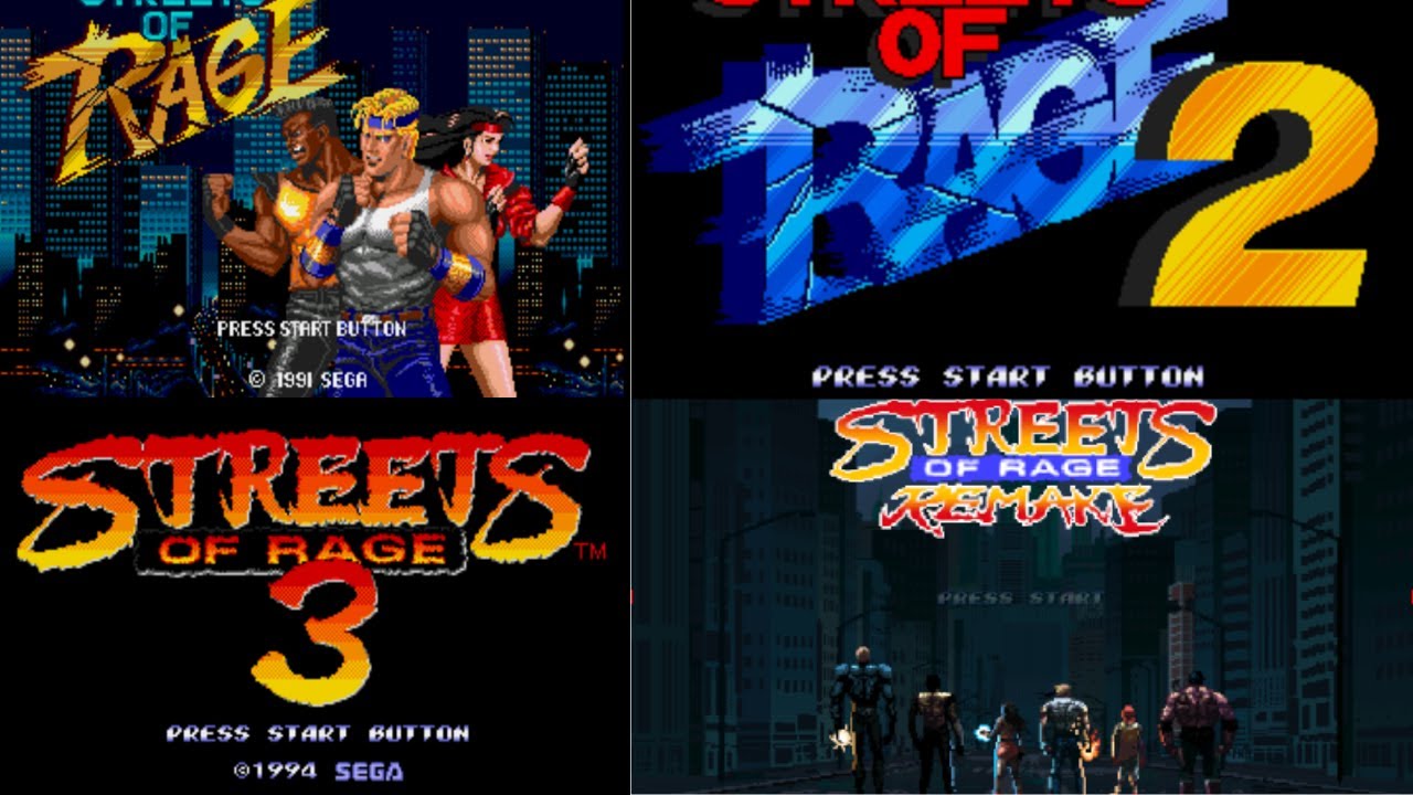 Streets of Rage Mania! (SoR, SoR2,SoR3,SoRRemake) - YouTube