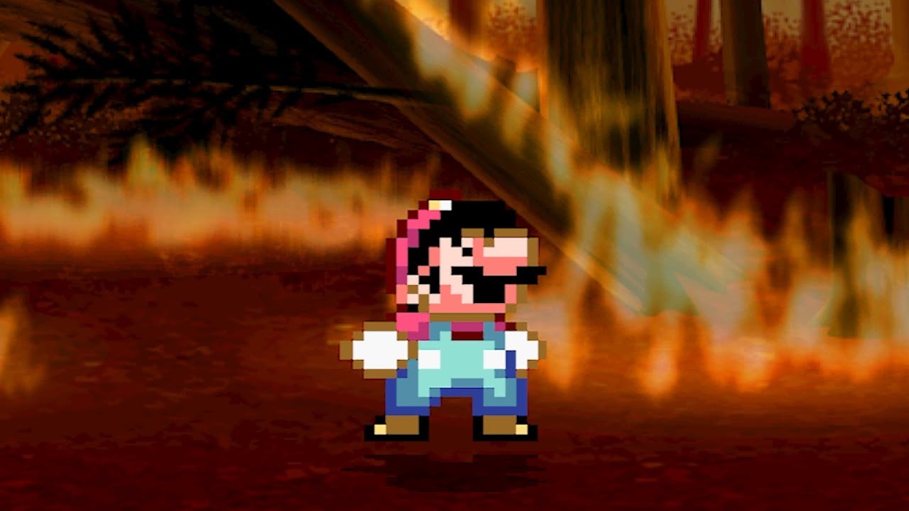 THIS MARIO HAS GONE MAD AND NO ONE CAN STOP HIM! EXCEPT ONE, GUESS WHO ...