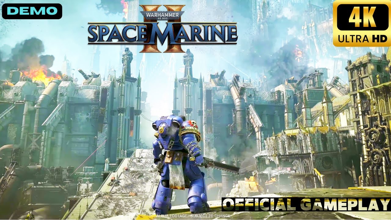 Warhammer 40K 15 Minutes of Gameplay Demo ULTRA Realistic Graphics ...