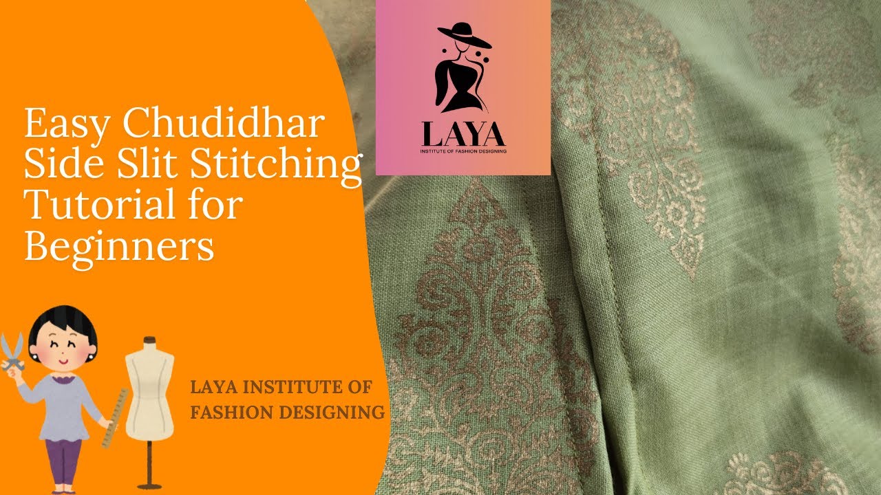 Easy Chudidhar Side Slit Stitching Tutorial for Beginners | Step-by ...