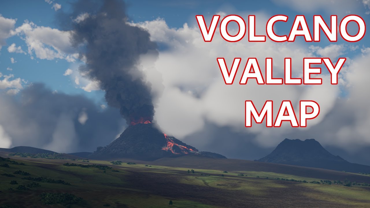 A map to really lava! ~ Volcano Valley devblog [War Thunder "Air ...