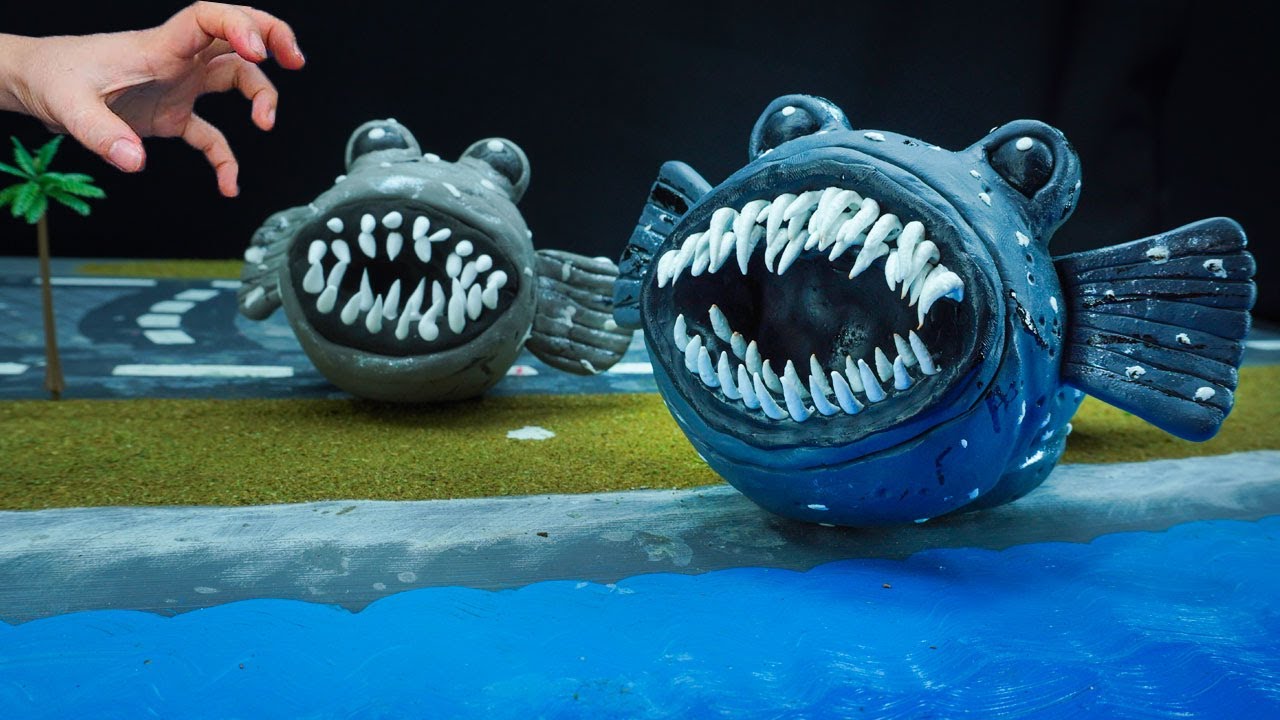 HOW TO MAKE GIANT MONSTER FISH ZOONOMALY MIXED TREVOR HENDERSON MONSTER ...