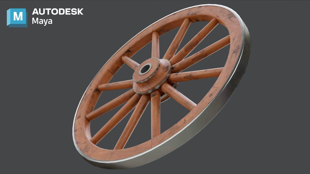 Learn Basic Hard Surface Modeling Techniques: Wooden Wegon Wheel ...