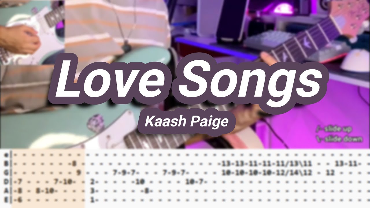 Love Songs |©Kaash Paige |【Guitar Cover】with TABS - YouTube
