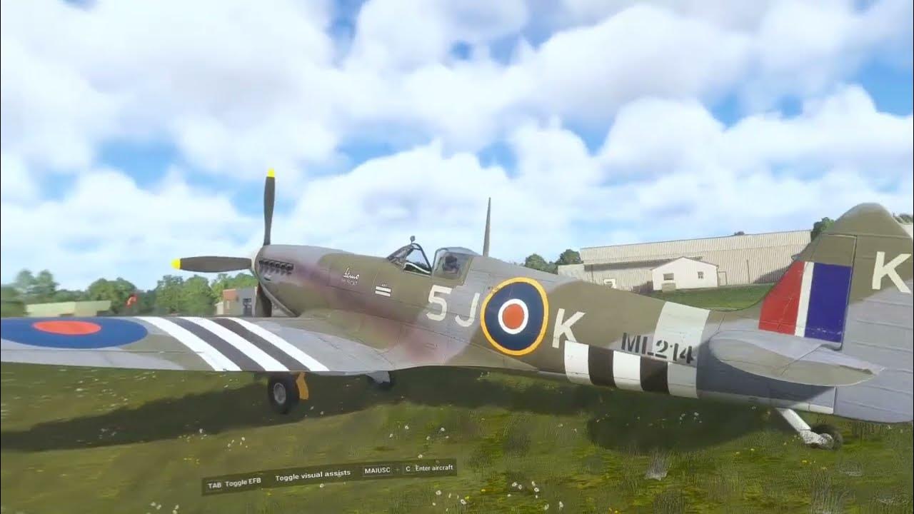 [MSFS 2024] Flying the Spitfire Mk.IX in VR | Meta Quest 3 RTX 4080S - YouTube