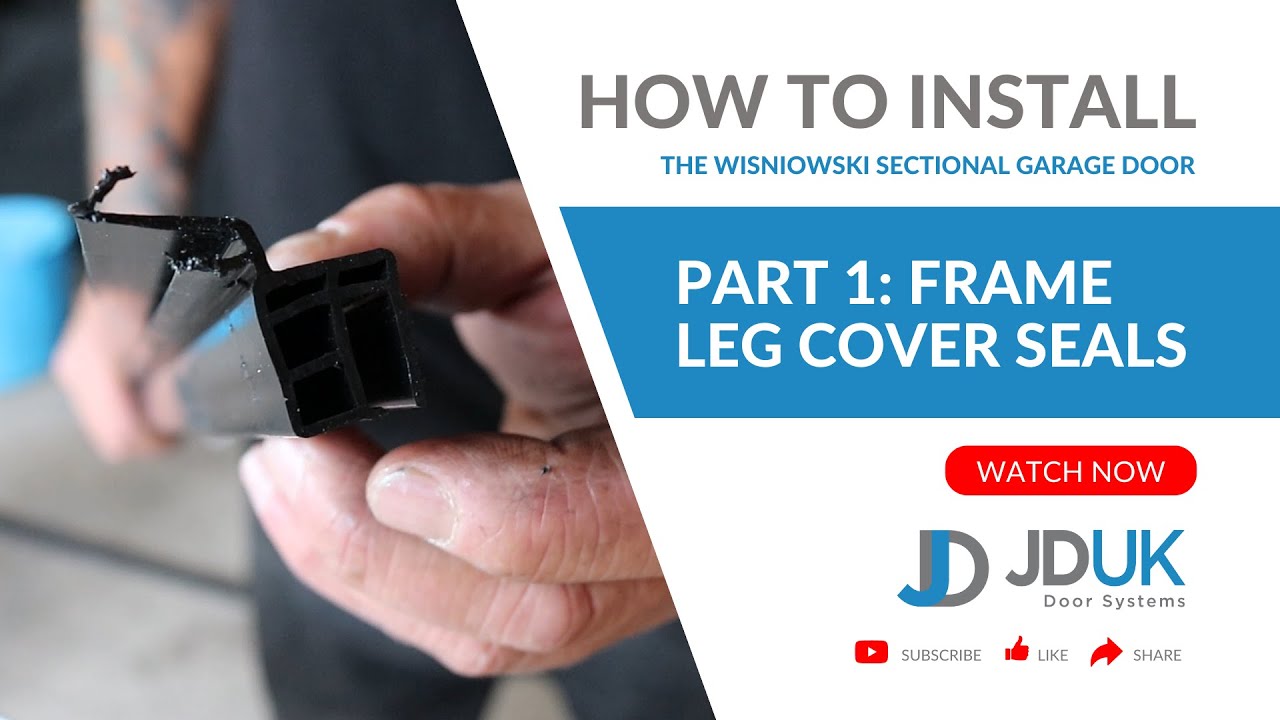 1. Fix the Frame Leg Seals | Wisniowski Sectional Door Installation ...