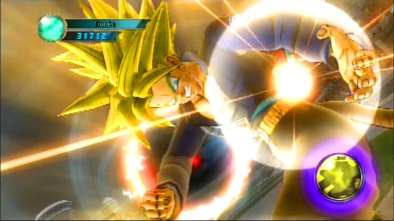 DBZ Ultimate Tenkaichi - Trunks vs Great Ape Baby Vegeta - YouTube