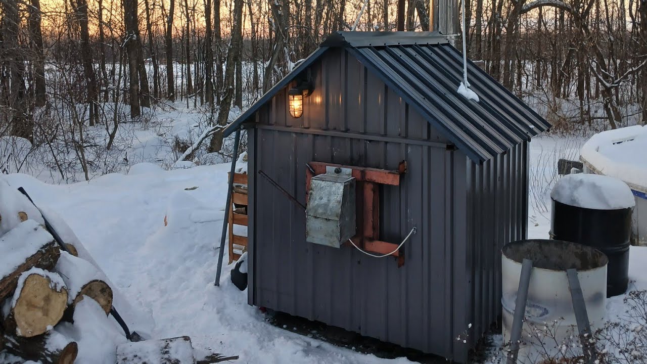 Homemade Outdoor Wood Boiler - 1 Year Update - YouTube