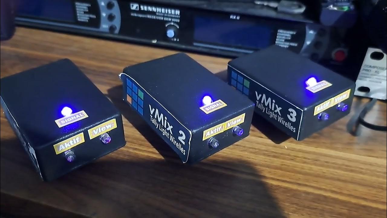 TUTORIAL : CARA MENGGUNAKAN TALLY LIGHT VMIX WIRELESS - YouTube