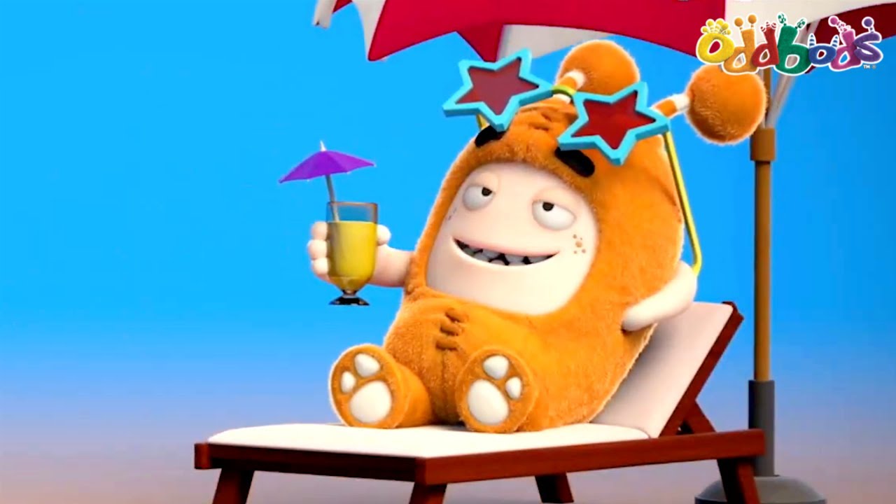 Oddbods | NEW | Splashing At The Pool | Funny Cartoons For Kids - YouTube