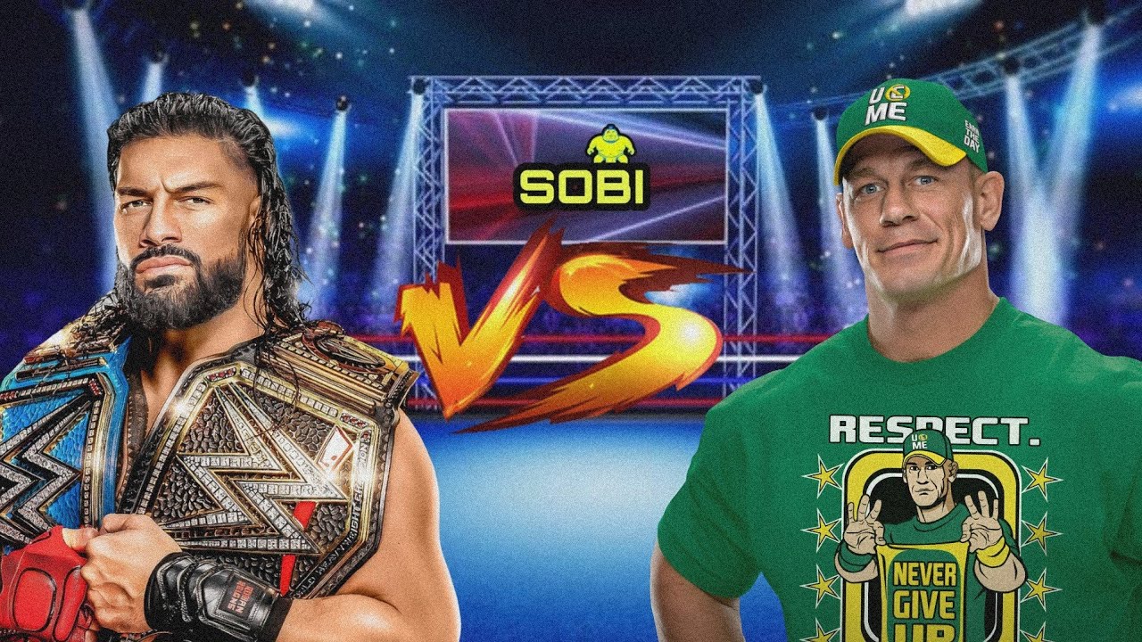 Roman Reigns vs John Cena 🔥 - YouTube