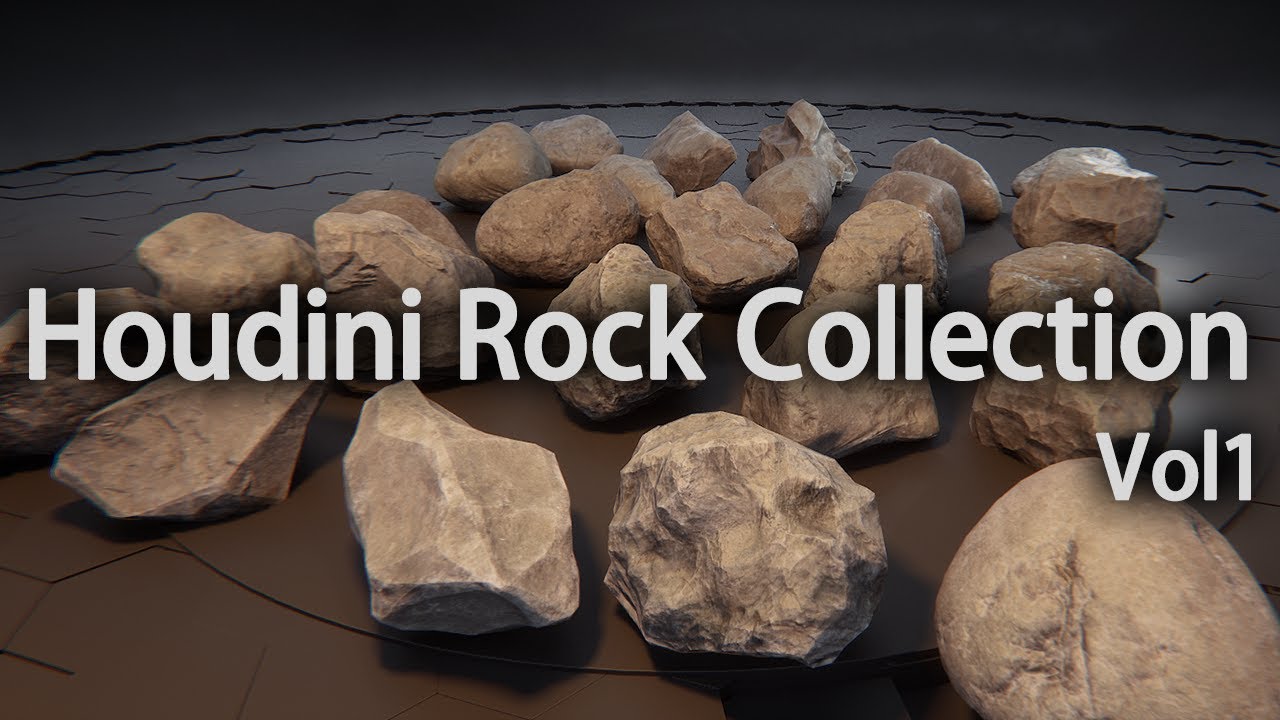 Houdini Rock Collection Vol1 | UE5 - YouTube
