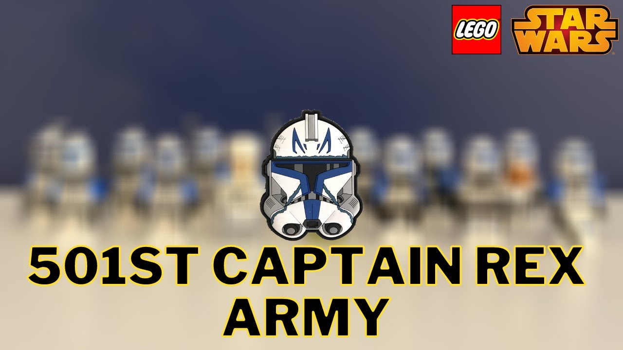 LEGO Star Wars 501st Captain Rex Army - 13 Captain Rex's (Rex Squad ...