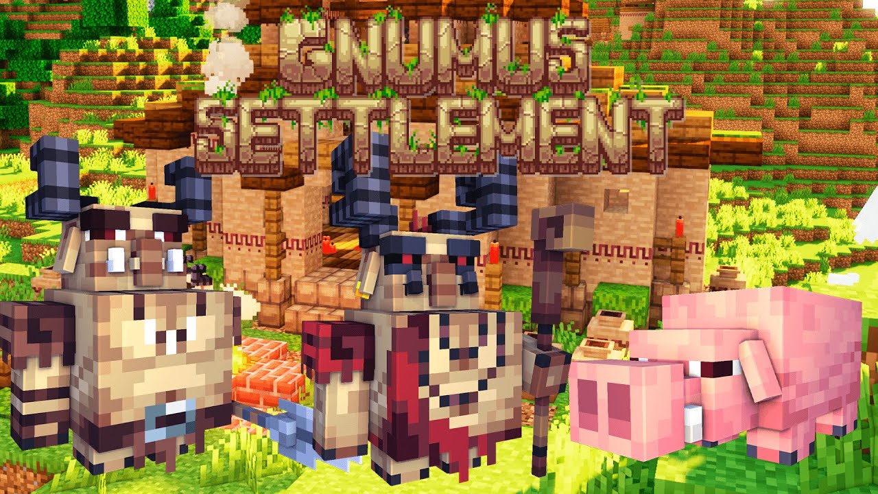 GNUMUS SETTLEMENT MOD MINECRAFT | TUTORIAL MINECRAFT MOD - YouTube