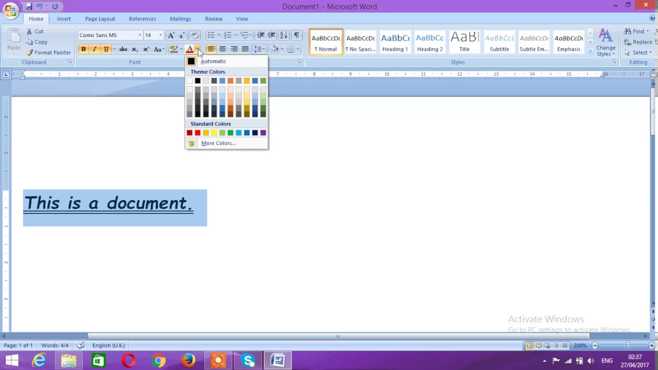 microsoft office chapter 2 - YouTube