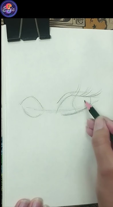 Draw Beautiful eyes easily Fast Drawing Step 1 #shorts - YouTube