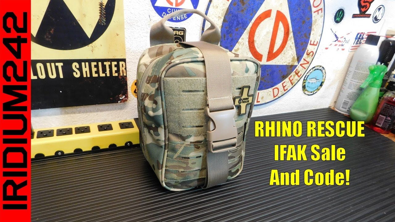 RHINO RESCUE Sale! IFAK Trauma First Aid Kit - YouTube