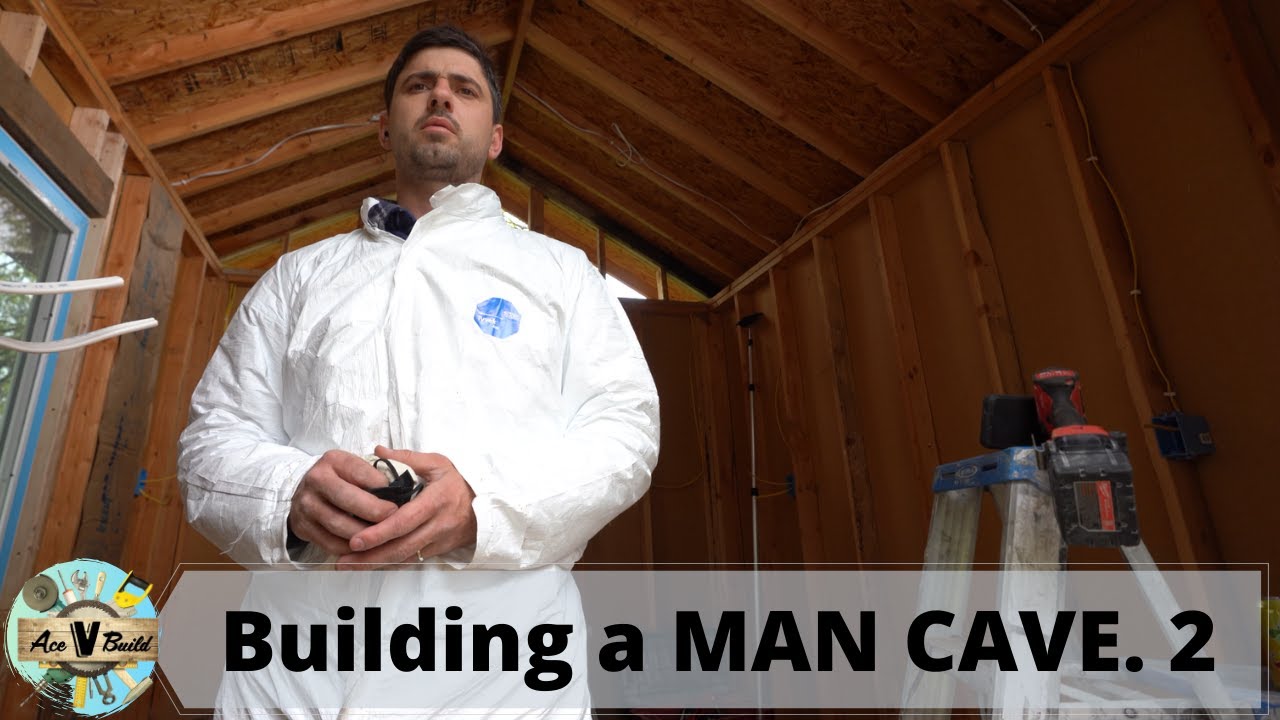 Building Man Cave / Studio at home. Part 2 - YouTube