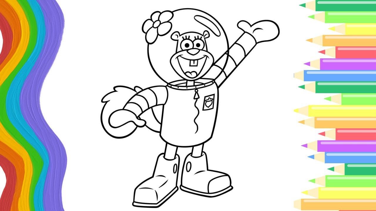 How to Draw Sandy Cheeks: A Step-by-Step Tutorial - YouTube
