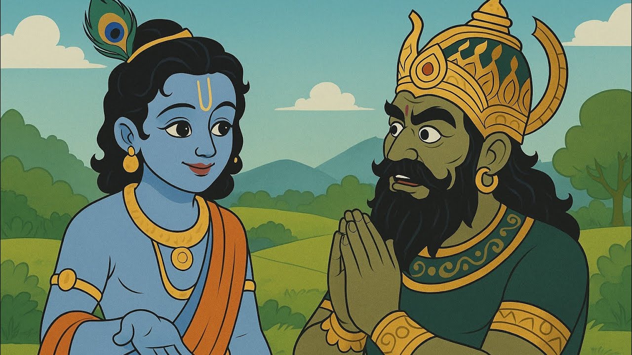 Krishna and Mayasura (English Story)@bhavikstories78 @ritvikbhavyavlogs ...