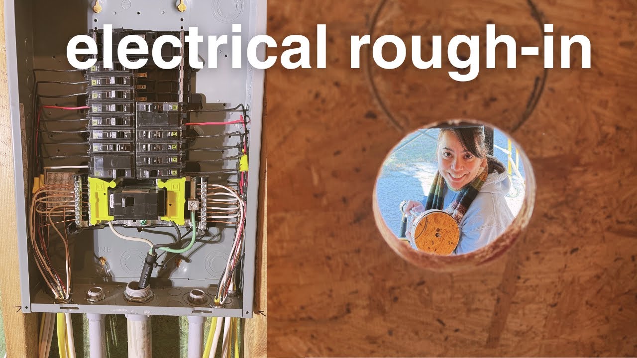 Building my tiny house: Electrical rough-in and more vents - YouTube