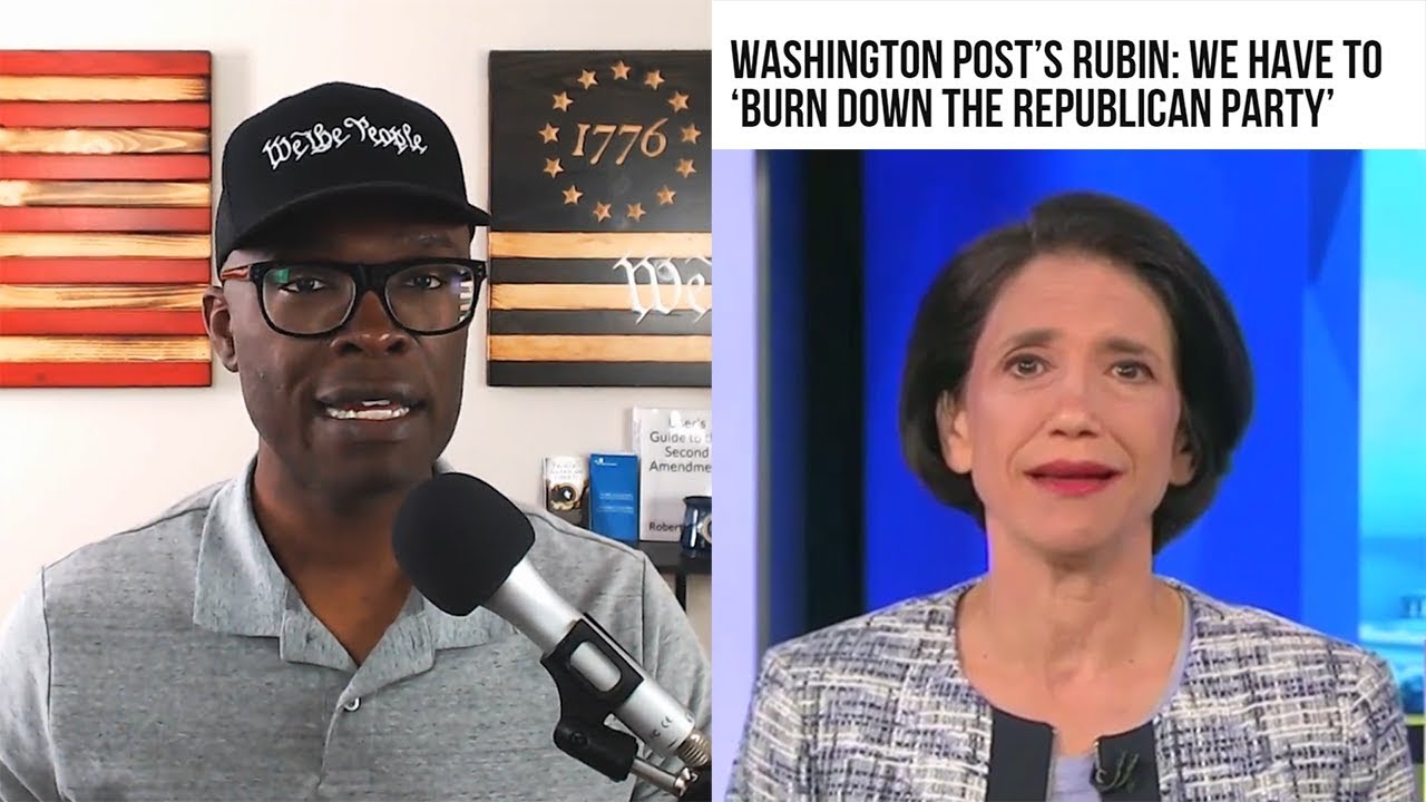 Far Leftist At Washington Post Says BURN DOWN Republican Party! - YouTube