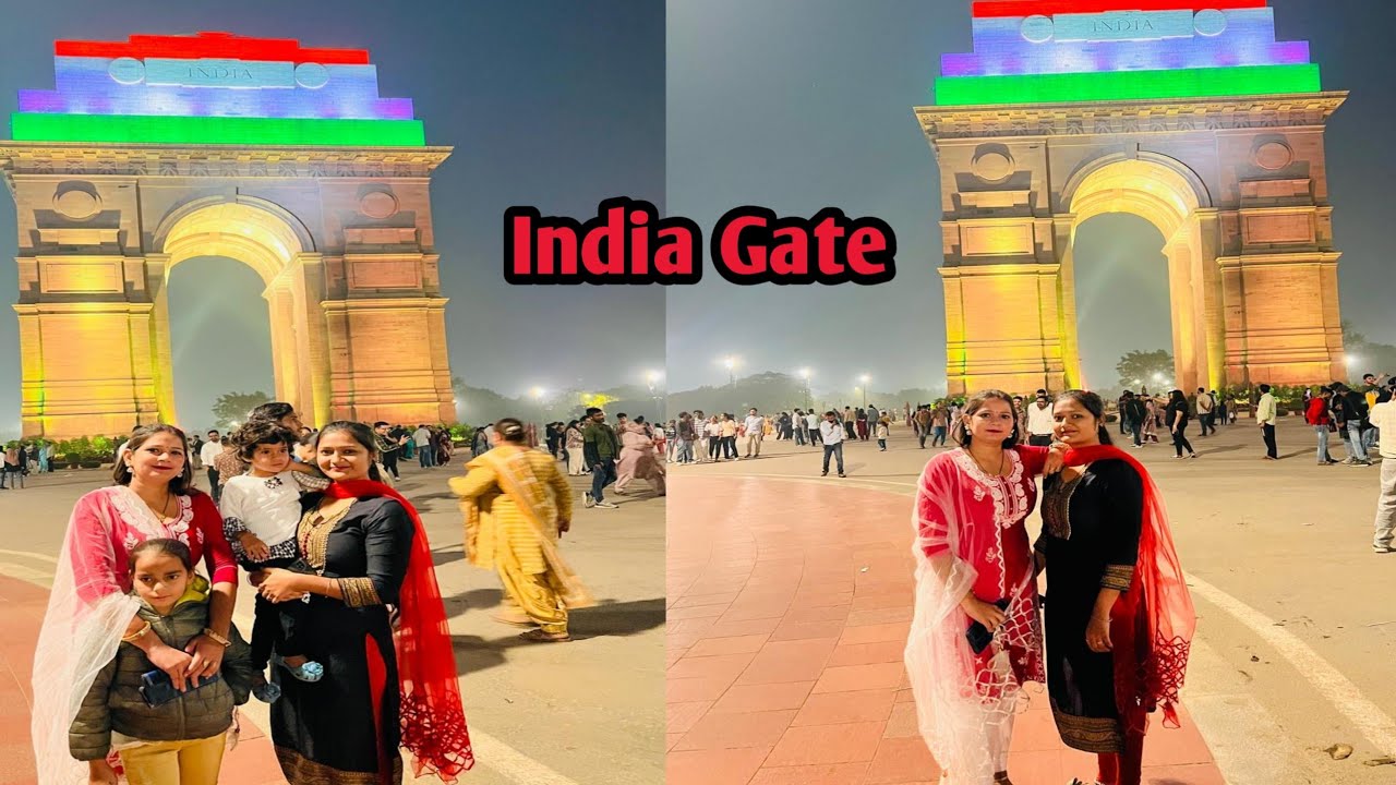 आज हम पहुंचे इंडिया गेट घुमने 💞 India gate vlog ️ - YouTube