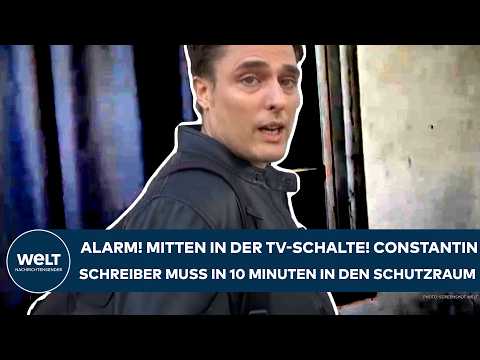TEL AVIV: Alarm! Mitten in der TV-Schalte! Constantin Schreiber muss in 10 Minuten in den Schutzraum