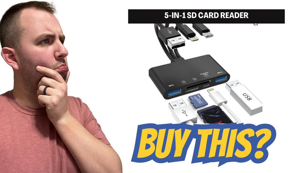 5 In 1 SD Card Reader Review | Best Finds On Amazon - YouTube