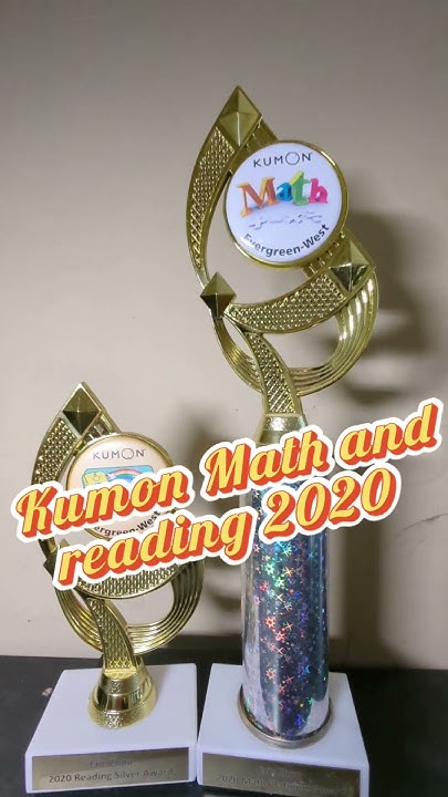 Kumon Math and reading awards 2020 - YouTube