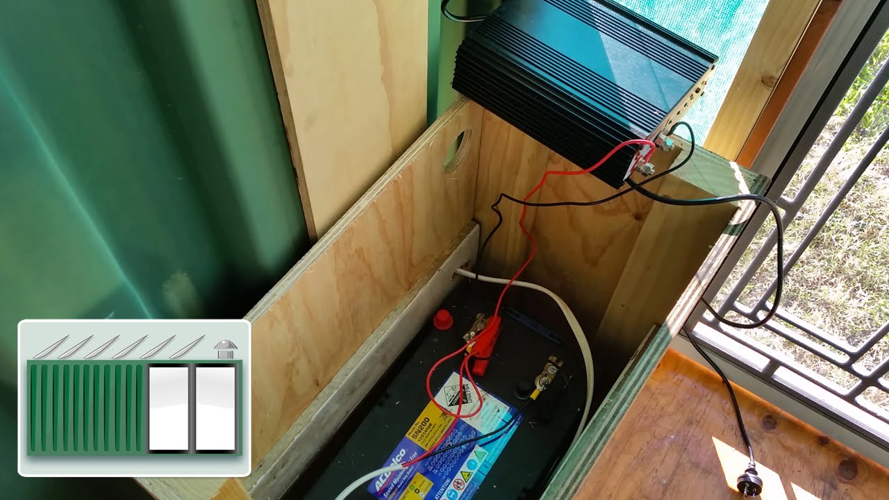 Shipping Container House – Fried battery and 48v converter experience ...