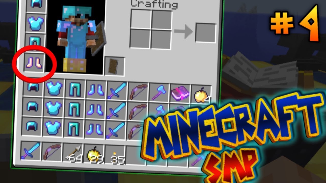 MINECRAFT: SMP! #4 "ENCHANTING OP GEAR!" (Vanilla 1.12.0) - YouTube