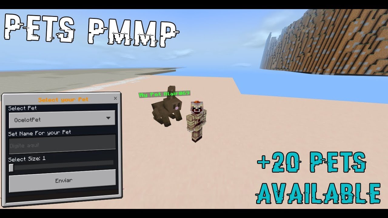 [SALE] Plugin Pets (+20 Pets Available + UI) PocketMine 1.14 / 1.16 ...