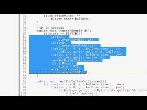 The Joy of Programming - Space Invaders (10) - YouTube