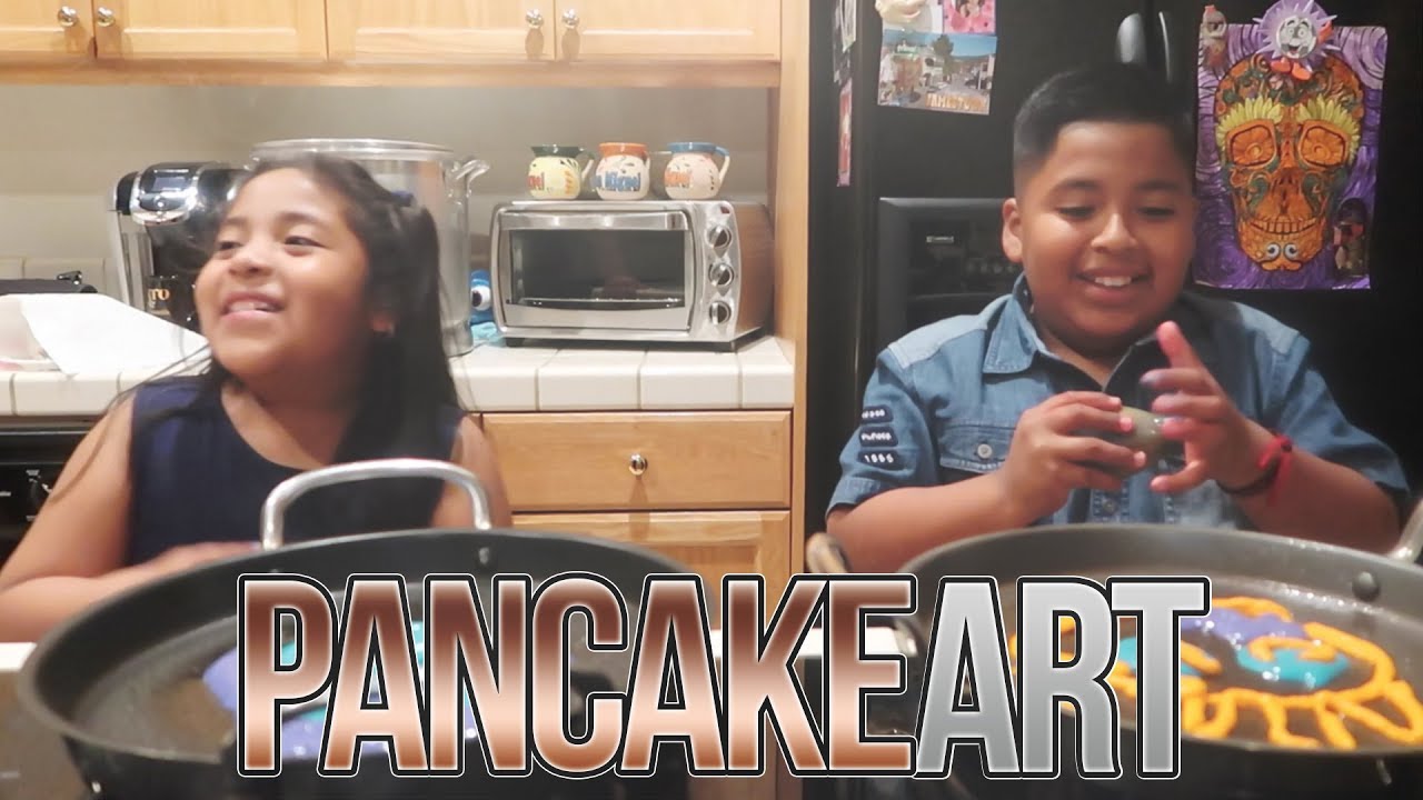 Pancake Art Challenge!! - YouTube