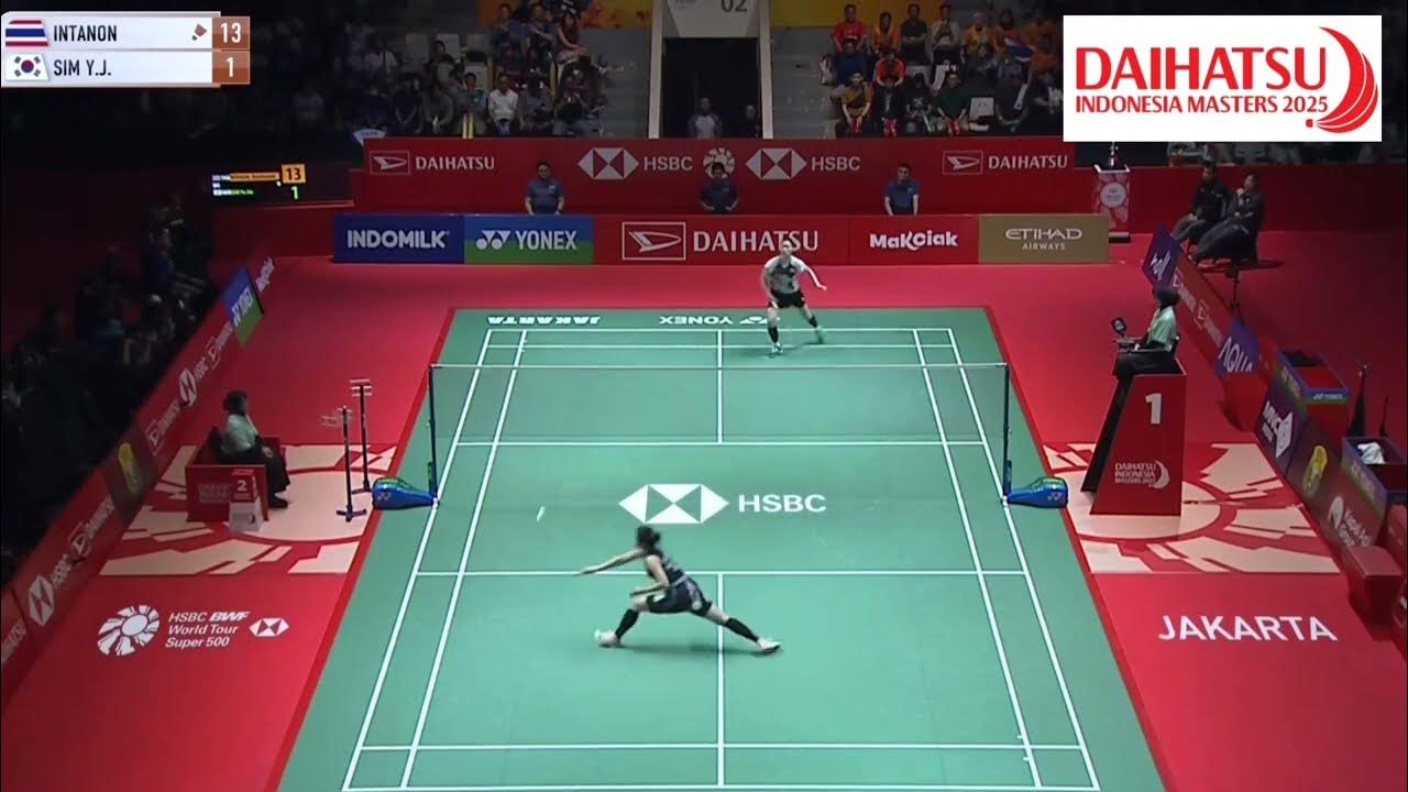 [WS FINAL] Ratchanok INTANON (THA) vs SIM Yu Jin 심유진 (KOR) | Indonesia Masters 2025 Badminton ...