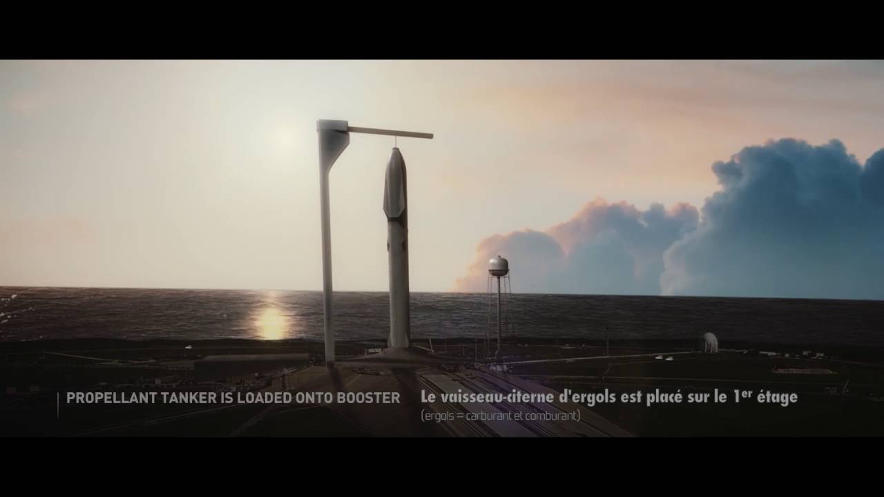 Mars - Interplanetary Transport System de SpaceX - Titrages français ...