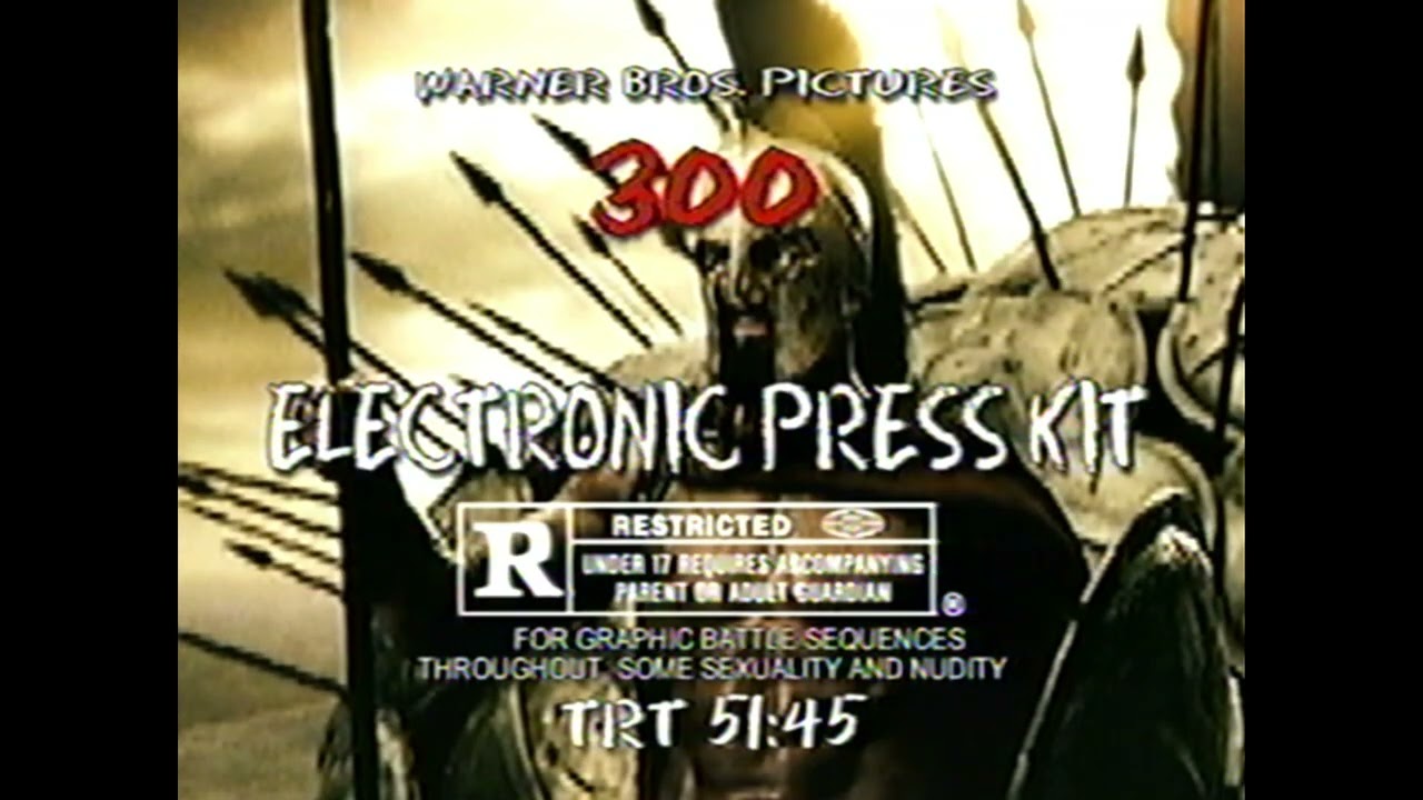 VHS Opening #569 Opening to my 2007 Electronic Press Kit VHS of 300 ...