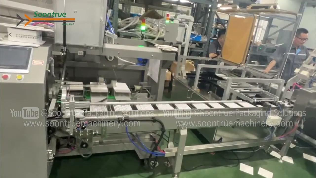 Automatic cartoning line for 2 layers of multi-packed sachets - Soontrue Packaging Solutions ...