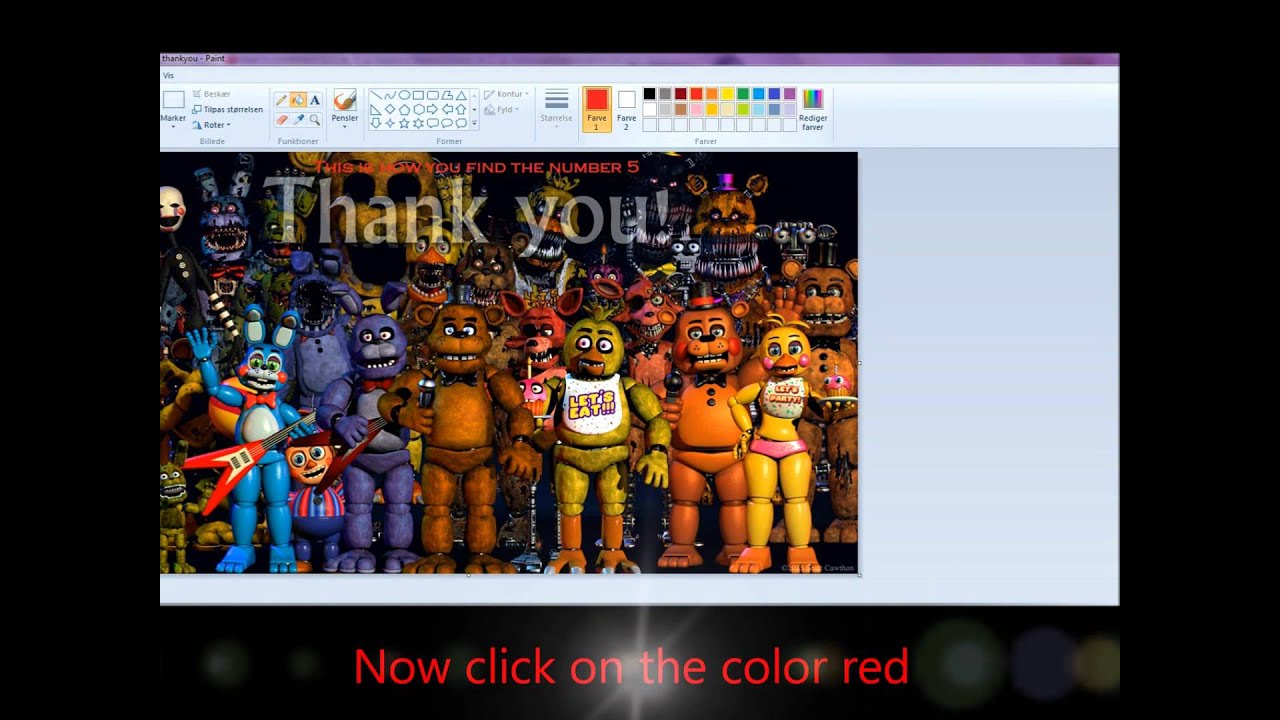 FNAF 5 CONFIRMED! NEW TEASER IMAGE - NUMBER 5 FOUND! debunked - YouTube