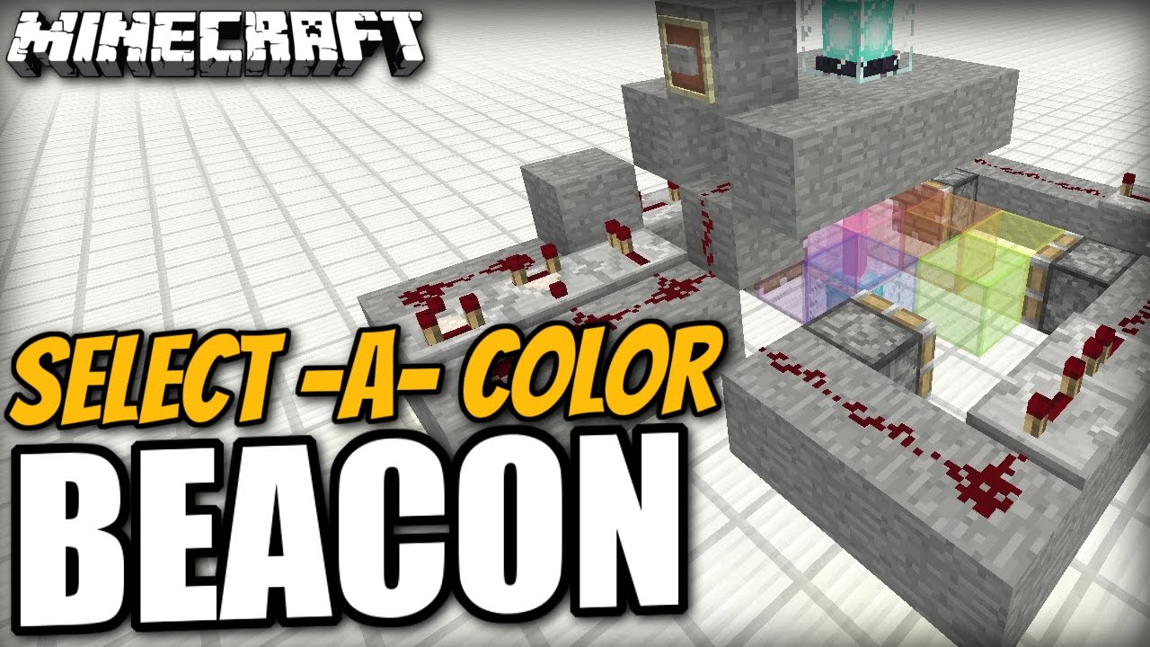 Minecraft PS4 - SELECT A COLOR BEACON - Tutorial ( PS3 / XBOX / WII U ...