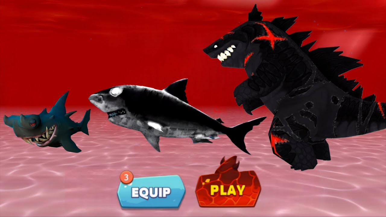 CURSED SHARK VS DARKHAMMER VS SHARKJIRA - Hungry Shark Evolution - YouTube