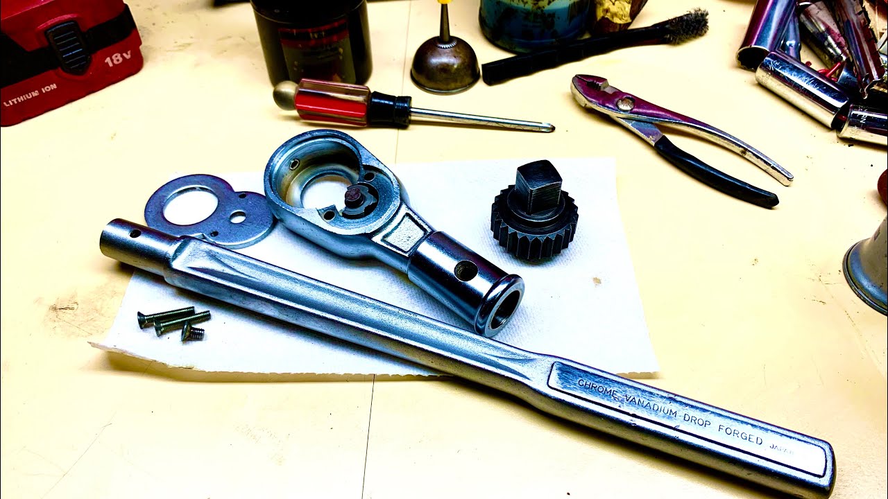 Matraca japonesa de 3/4 mecanismo y lubricación como dar mantenimiento ...