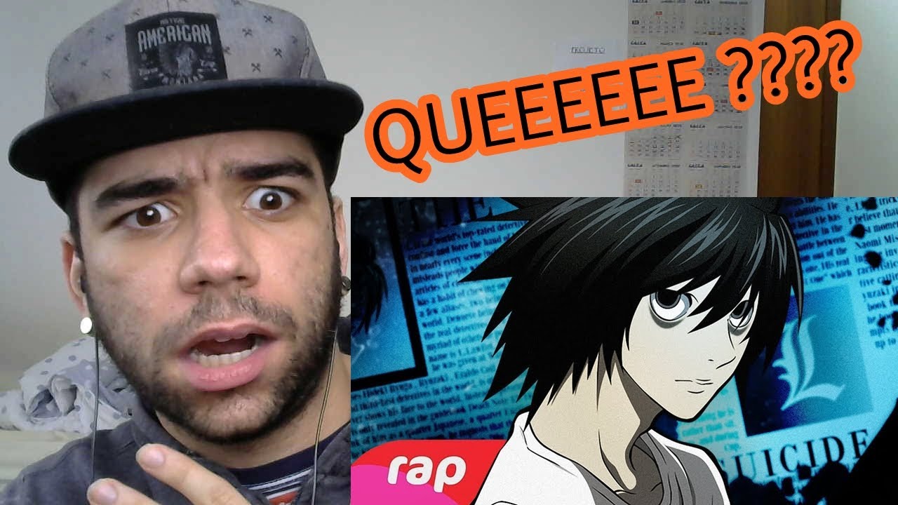 REACT - RAP DO L (DEATH NOTE) - 7 MINUTOZ - YouTube