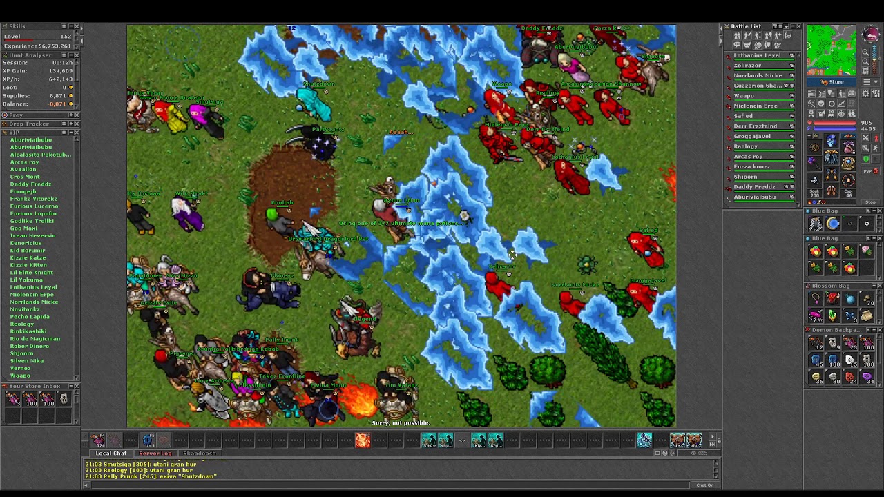 [TIBIA] Near DB Fight - Furia - YouTube