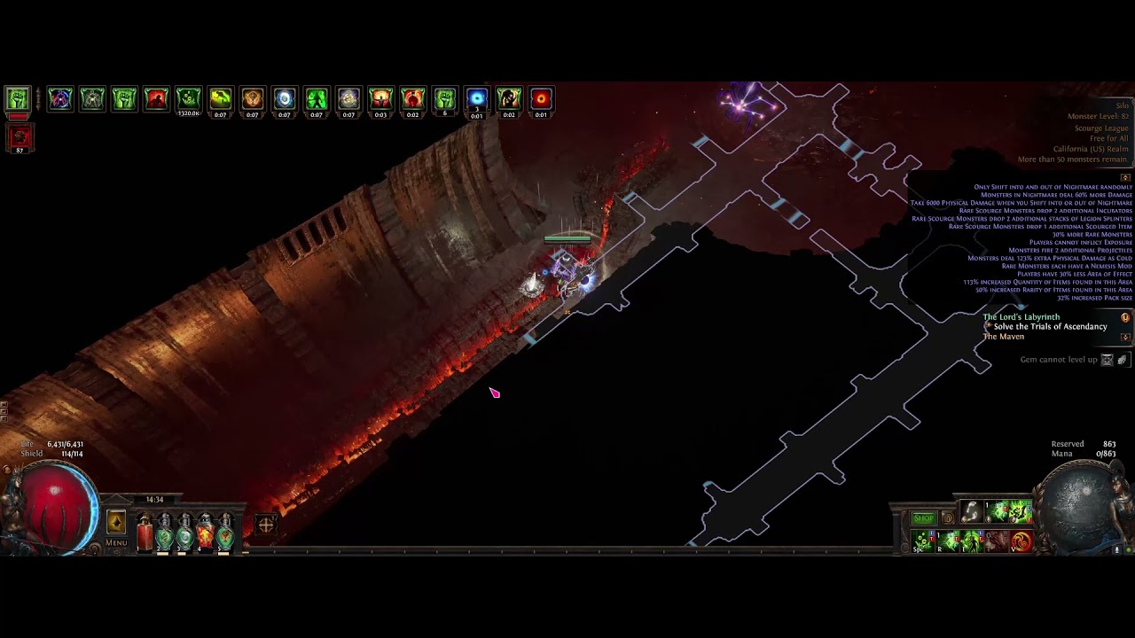 Poisonous Concoction Pathfinder + Petrified Blood, T15 Krangled Map ...
