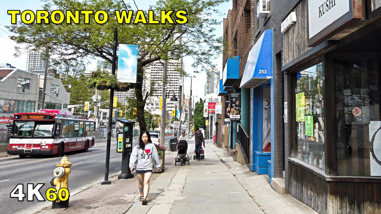 Toronto Walk along Eglinton Avenue West on Sunday, May 31, 2020 [4K ...
