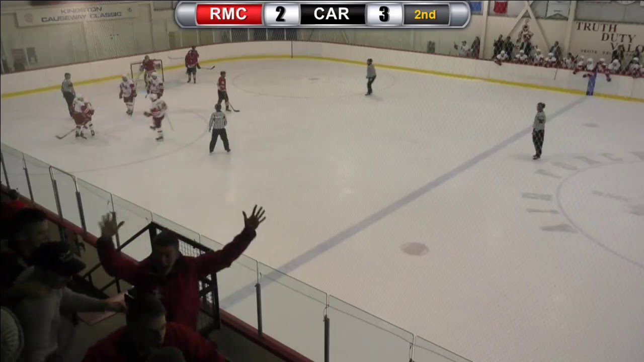 Liam Stagg scores vs Carleton | RMC Paladins - YouTube