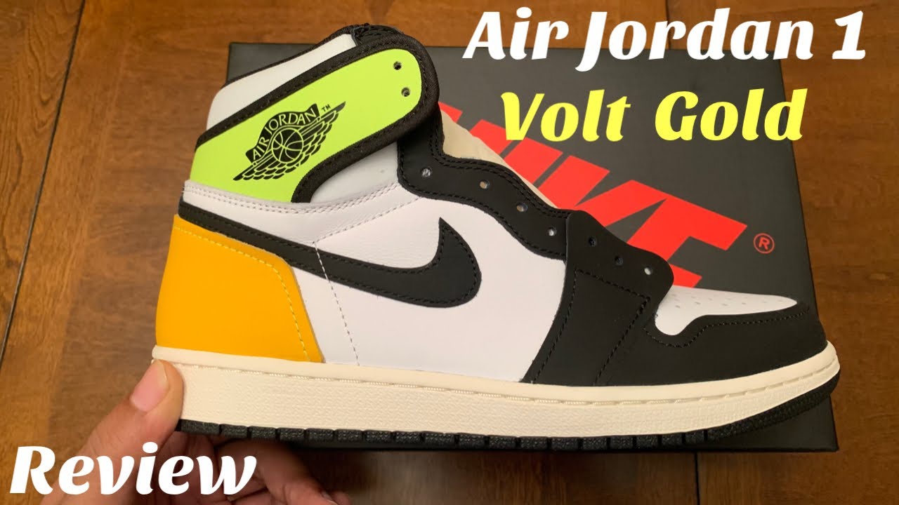 Air Jordan 1 Volt Gold Unboxing & Honest Review. Volt Gold Jordan 1 ...