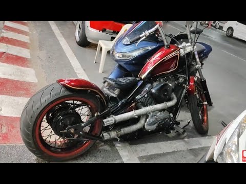 Cool Modified American Chopper i spotted - YouTube